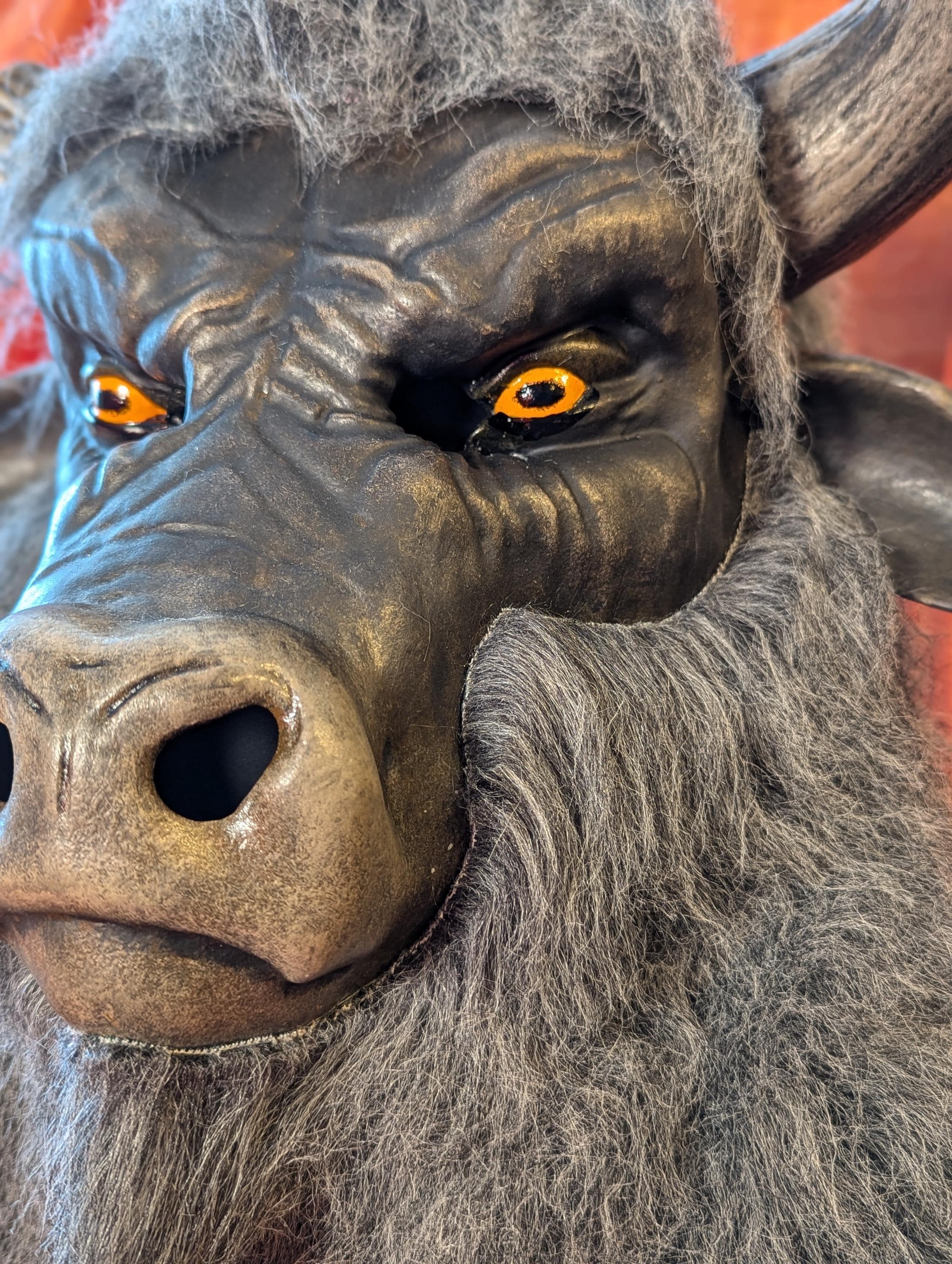 Handmade 3D Printed Minotaur Mask for Cosplay & Halloween Impressive ...