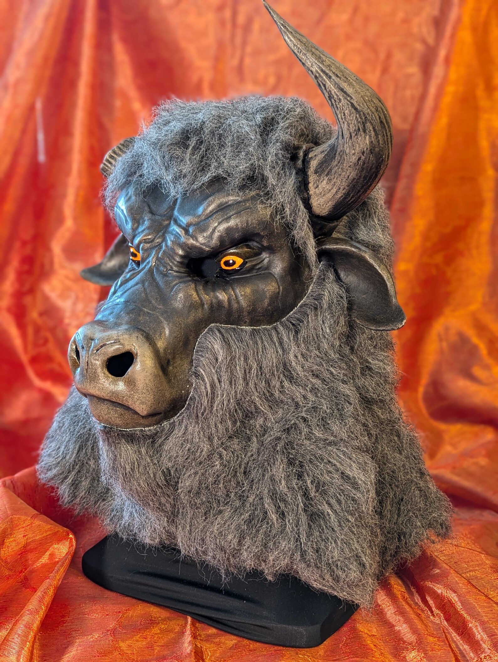 Handmade 3D Printed Minotaur Mask for Cosplay & Halloween Impressive ...