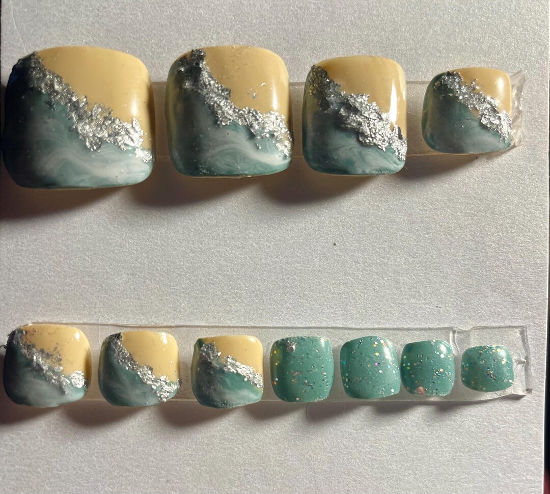 Press on Toe Nails / Handmade Toe Nails / Custom Made - Etsy