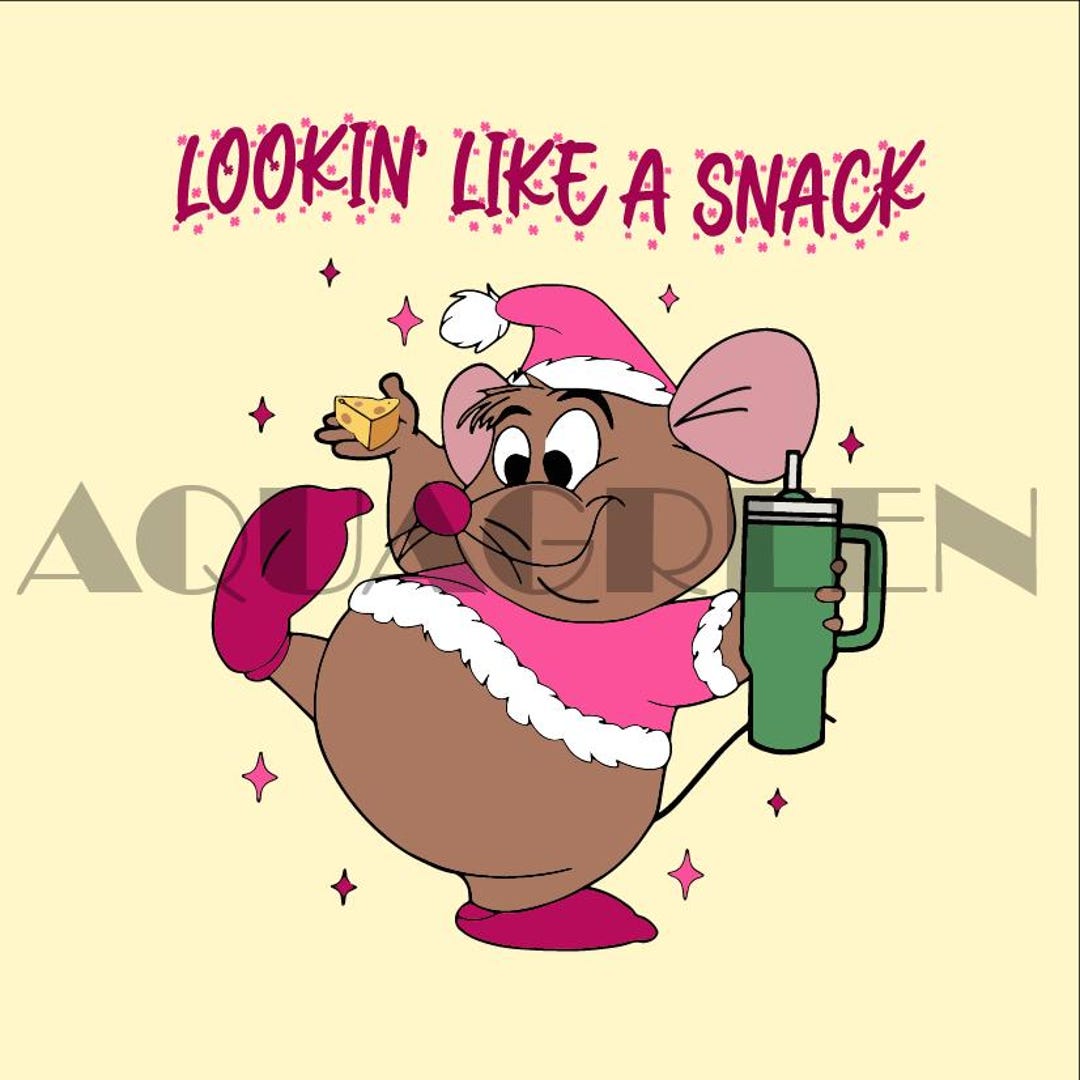 Gus Gus Mouse Png Svg, Lookin' Like A Snack Svg, Gus Christmas PNG - Etsy