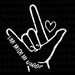 Love Needs No Words Svg, Sign Language Love Png - Etsy