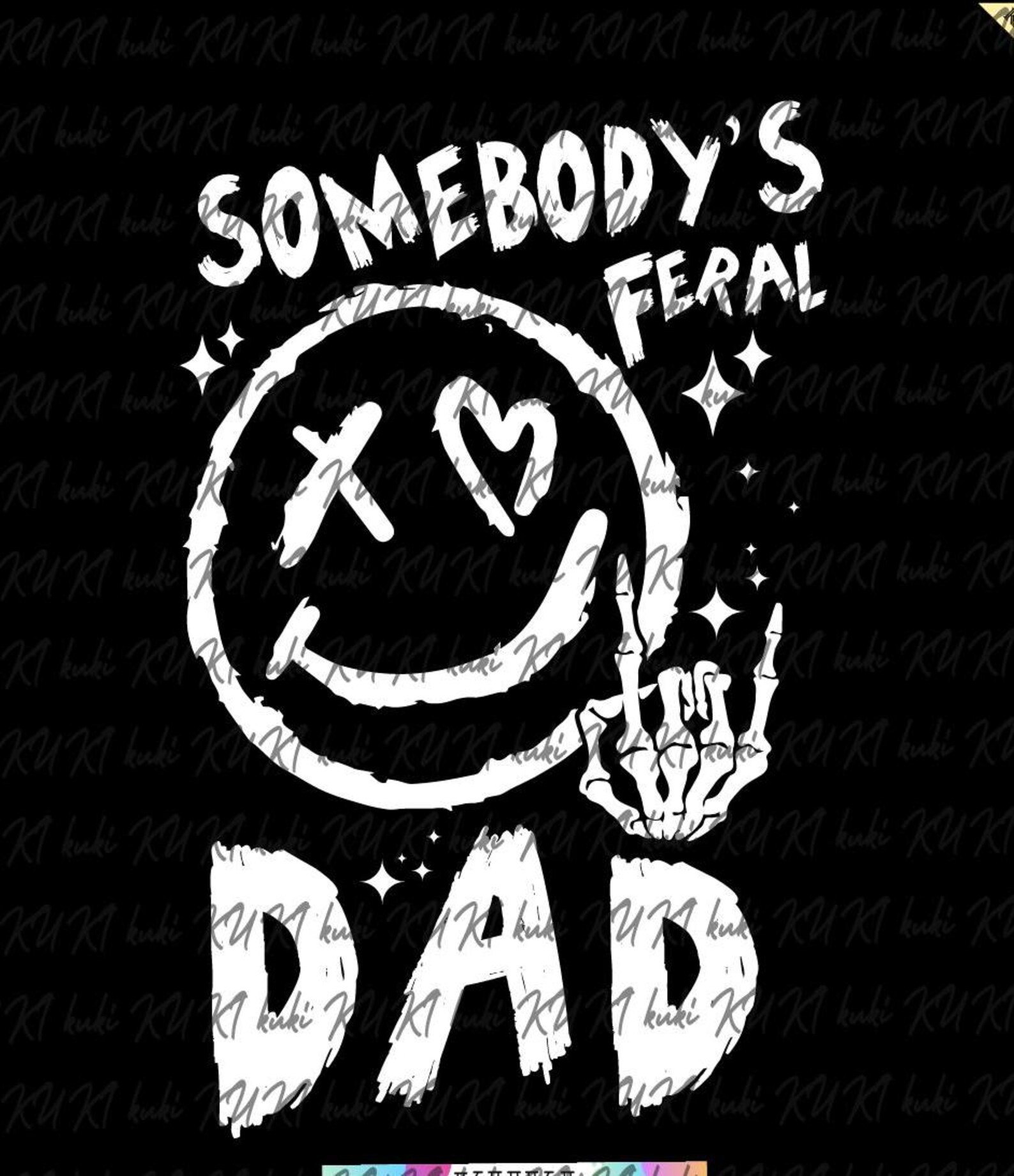 Somebody's Feral Dad Svg, Feral Dad PNG - Etsy