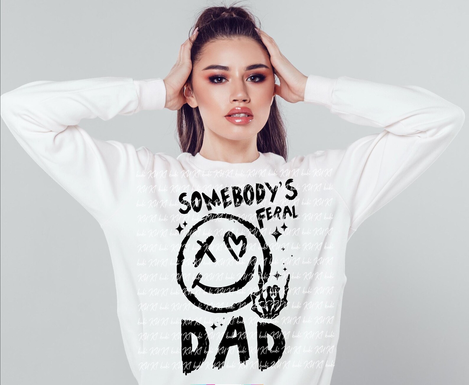 Somebody's Feral Dad Svg, Feral Dad PNG - Etsy
