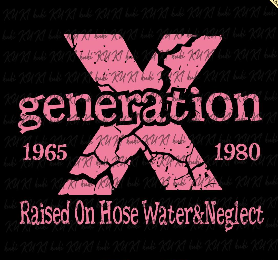 Vintage Gen X SVG, Generation X PNG - Etsy