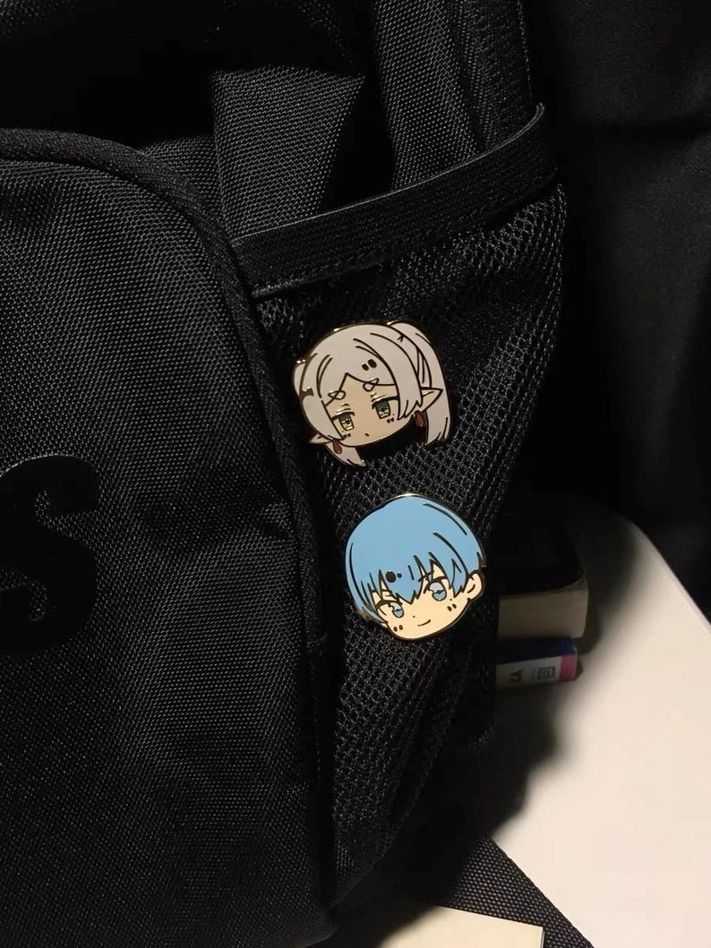 Frieren and Himmel Pin Anime Inspired Pin Cute Collectible Pin Kawaii ...