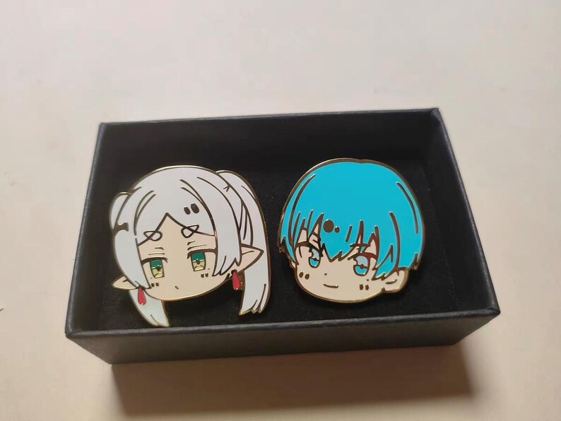 Frieren and Himmel Pin Anime Inspired Pin Cute Collectible Pin Kawaii ...