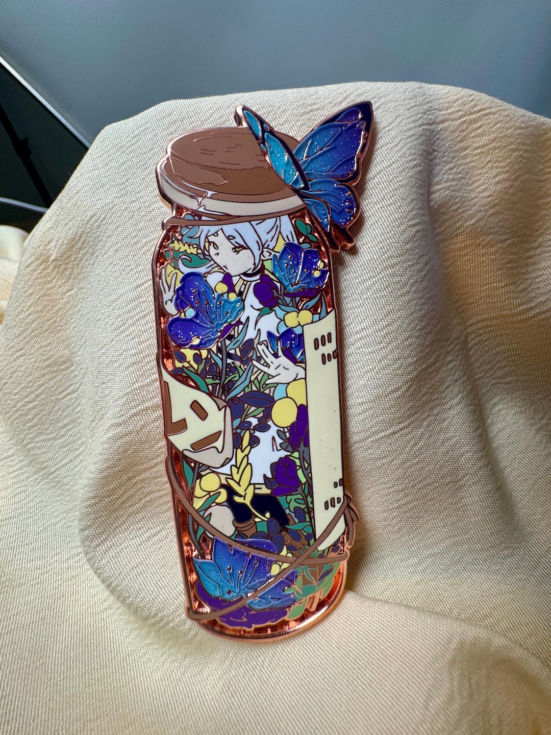 Mage in a Bottle Frieren the Mage Hard Enamel Pin, Valentine's Day Gift ...