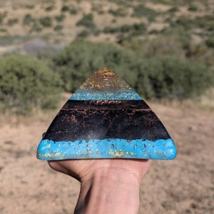 Hand Mold Giza Pyramid Orgone Generator 144mhz Home Energy Filter EMF ...