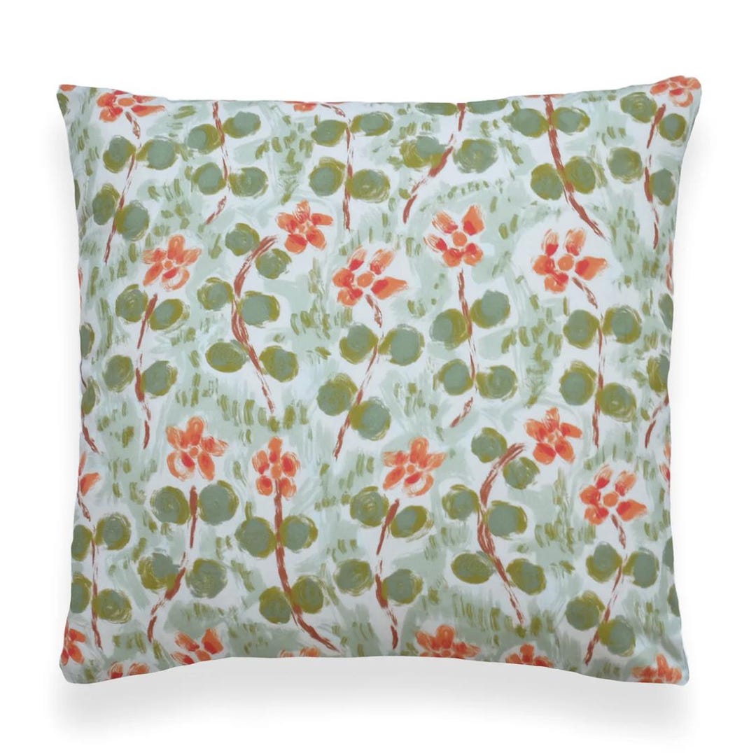 Eila - Misty Green Pillow by Lulie Wallace - Etsy