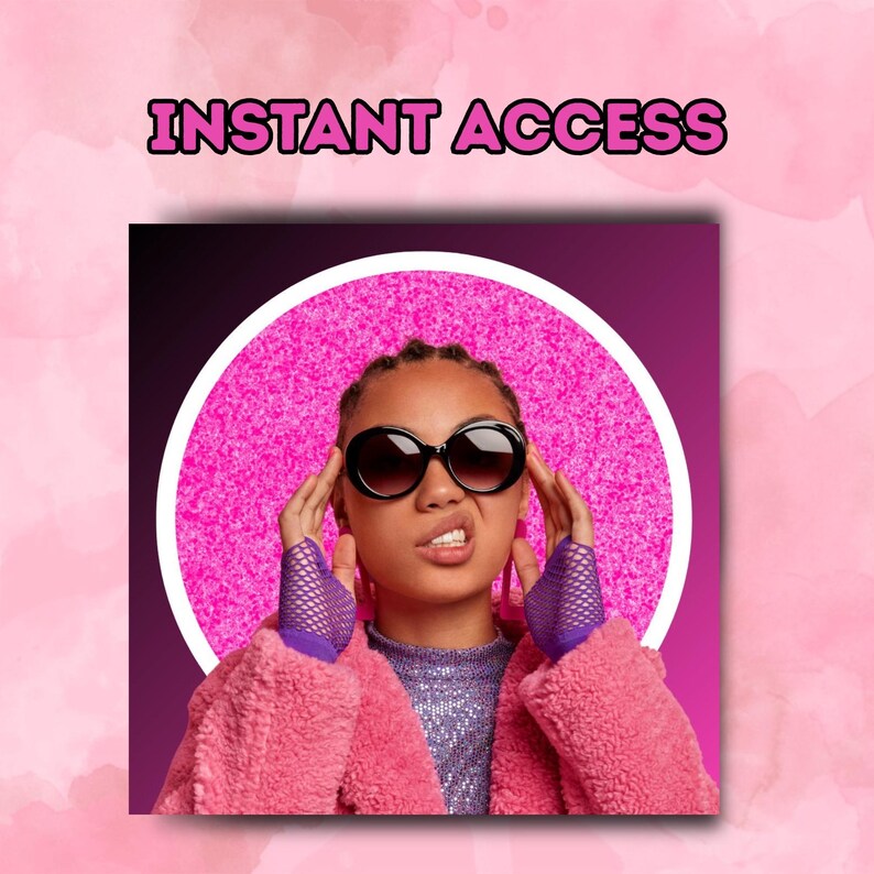 Girls Youtube & Instagram Canva Bundle | Banner, Thumbnail, Profile ...