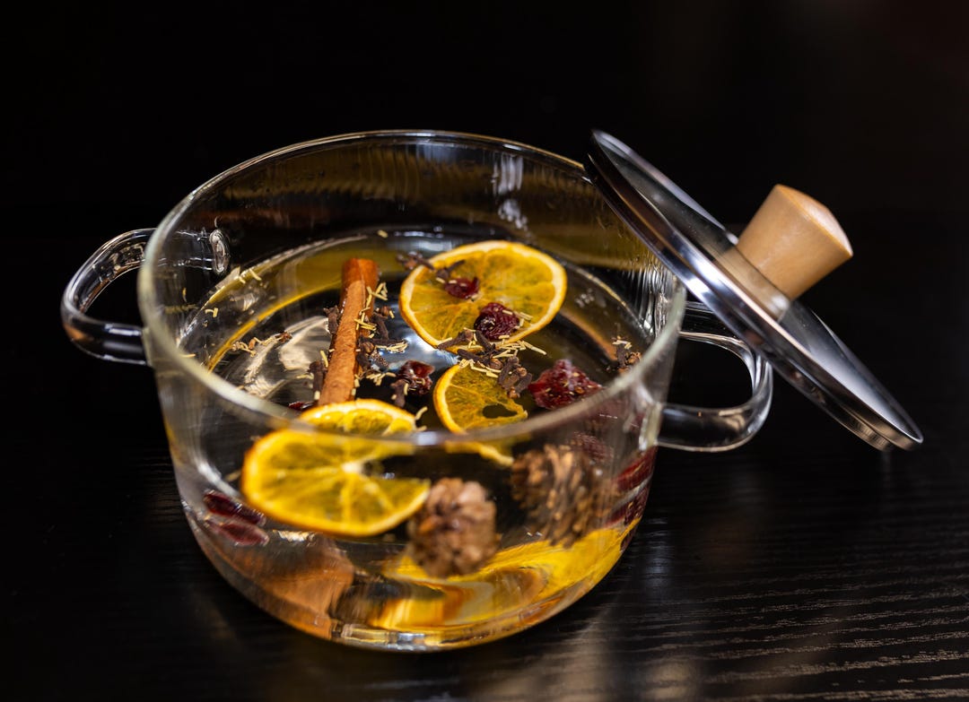 Glass Simmer Pot | Stovetop Potpourri Pot | All Natural | Housewarming ...