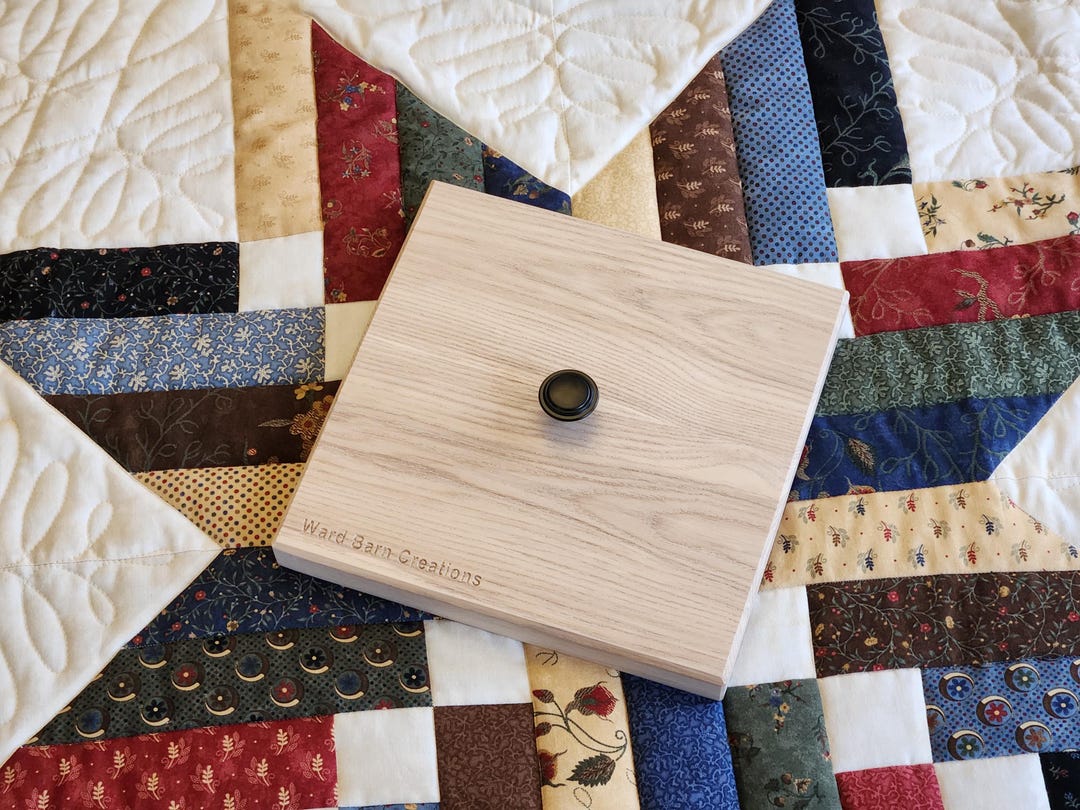 9.5" Square Quilting Clapper: Solid Ash Wood Seam Press - Etsy