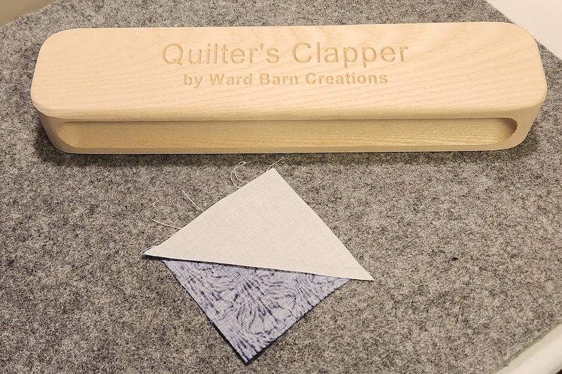 Ash Quilter's Clapper: Flat Seam Tool - Etsy