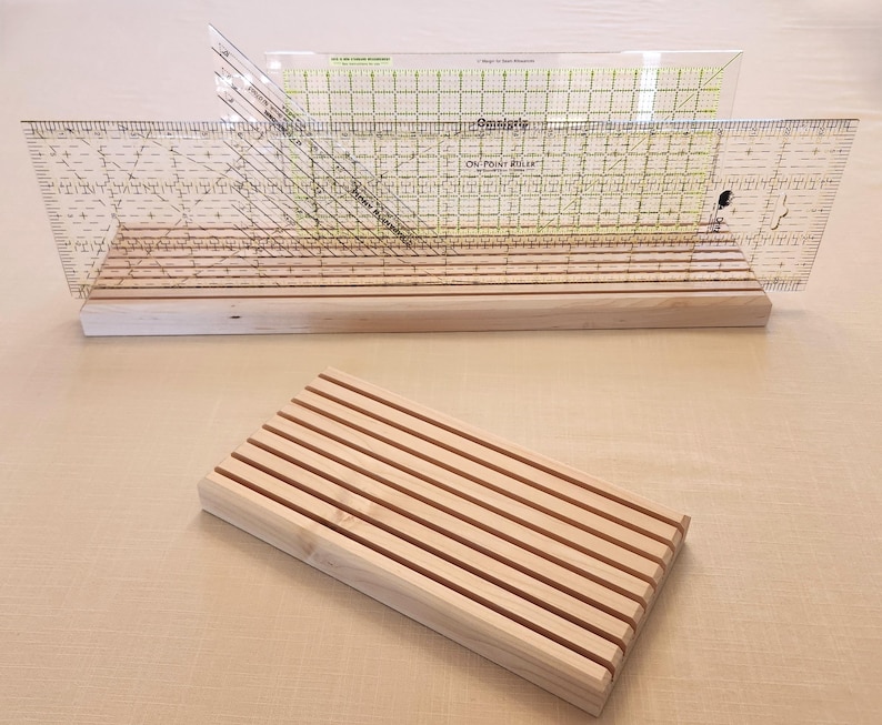 Maple Quilter's Ruler Organizer/rack - Etsy
