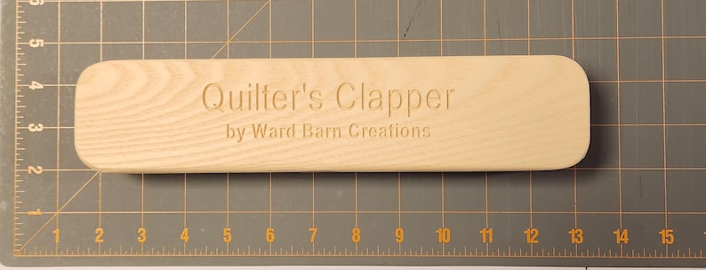 Ash Quilter's Clapper: Flat Seam Tool - Etsy