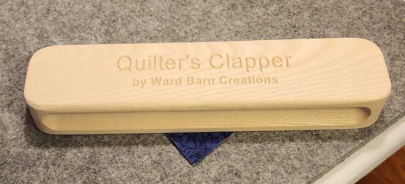 Ash Quilter's Clapper: Flat Seam Tool - Etsy