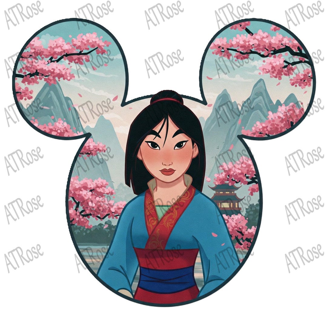 PNG - Mulan Warrior - Disney Illustration - Digital Download ...