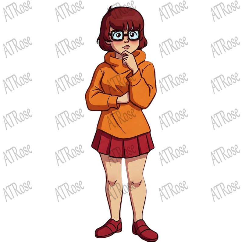PNG - Velma Dinkley From Scooby-doo - Smart Cartoon Character Clipart ...