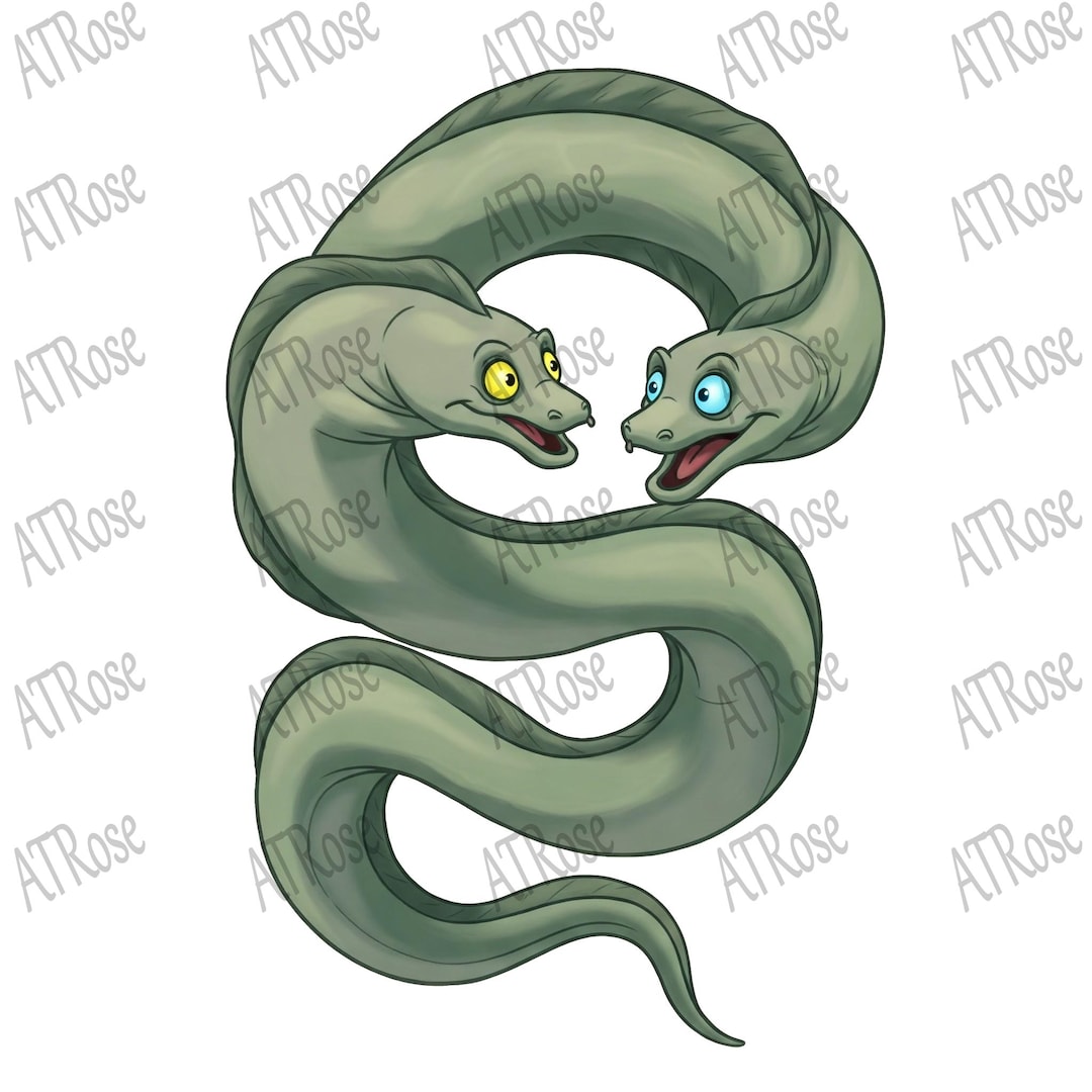 PNG - Flotsam and Jetsam From the Little Mermaid - Sea Eel Villains ...