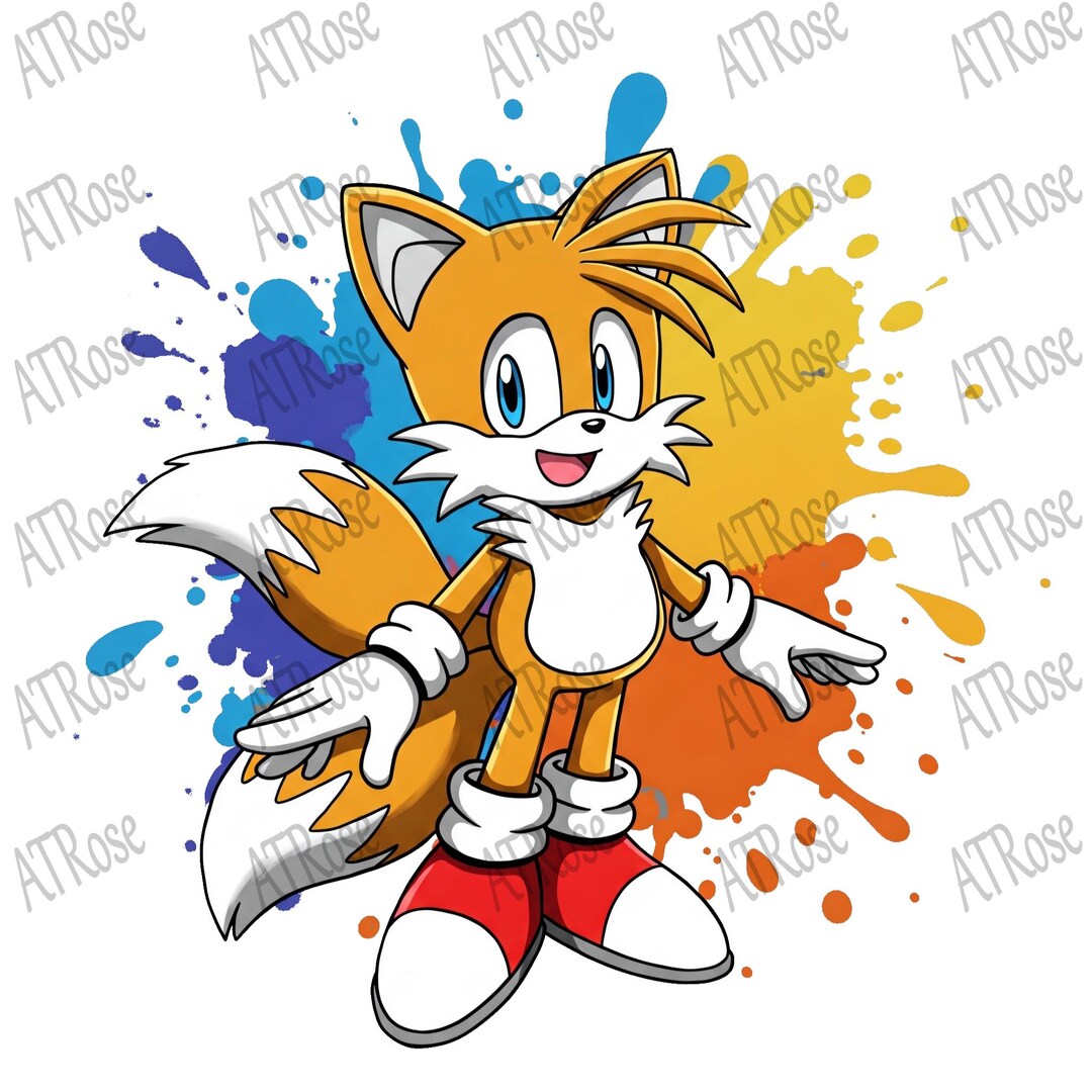PNG - Tails Sonic the Hedgehog Character Clipart - Cute Fox Pose ...