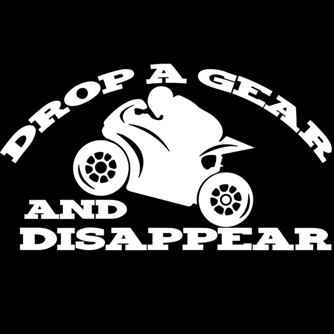 Drop A Gear and Disappear SVG & PNG Digital Download - Etsy