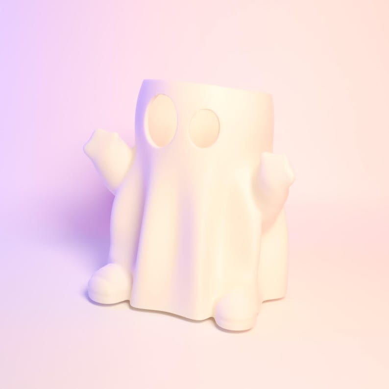 Ghost Container (silly Eyes) - Etsy