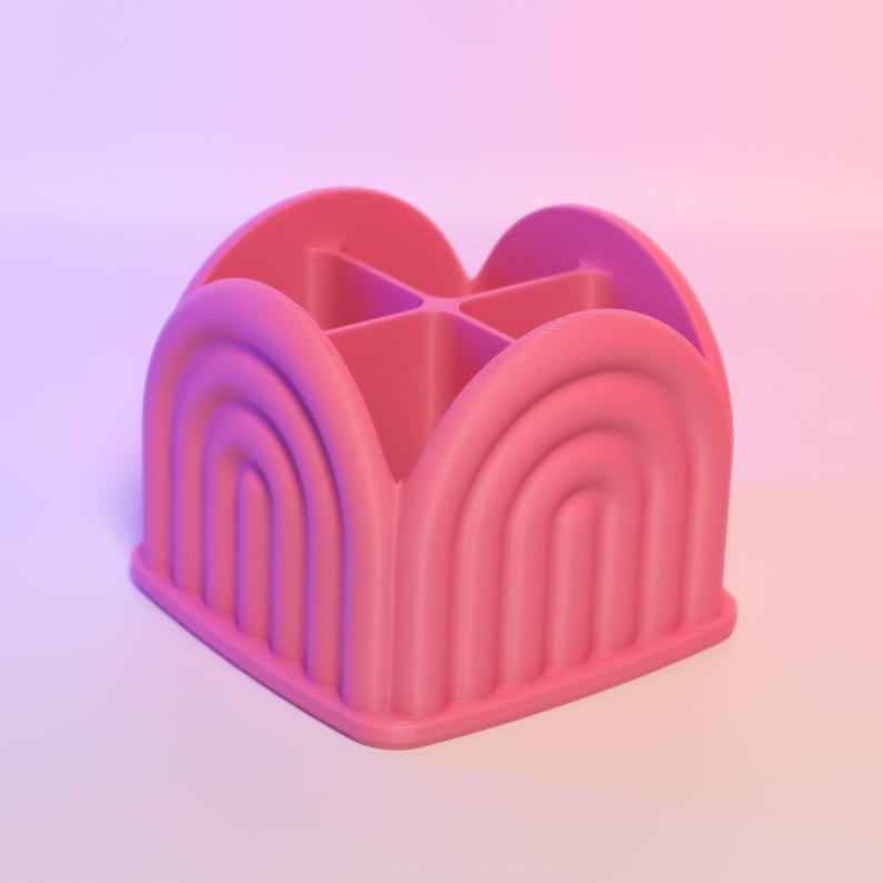 Rainbow Desk Organizer, Four Compartments - Etsy