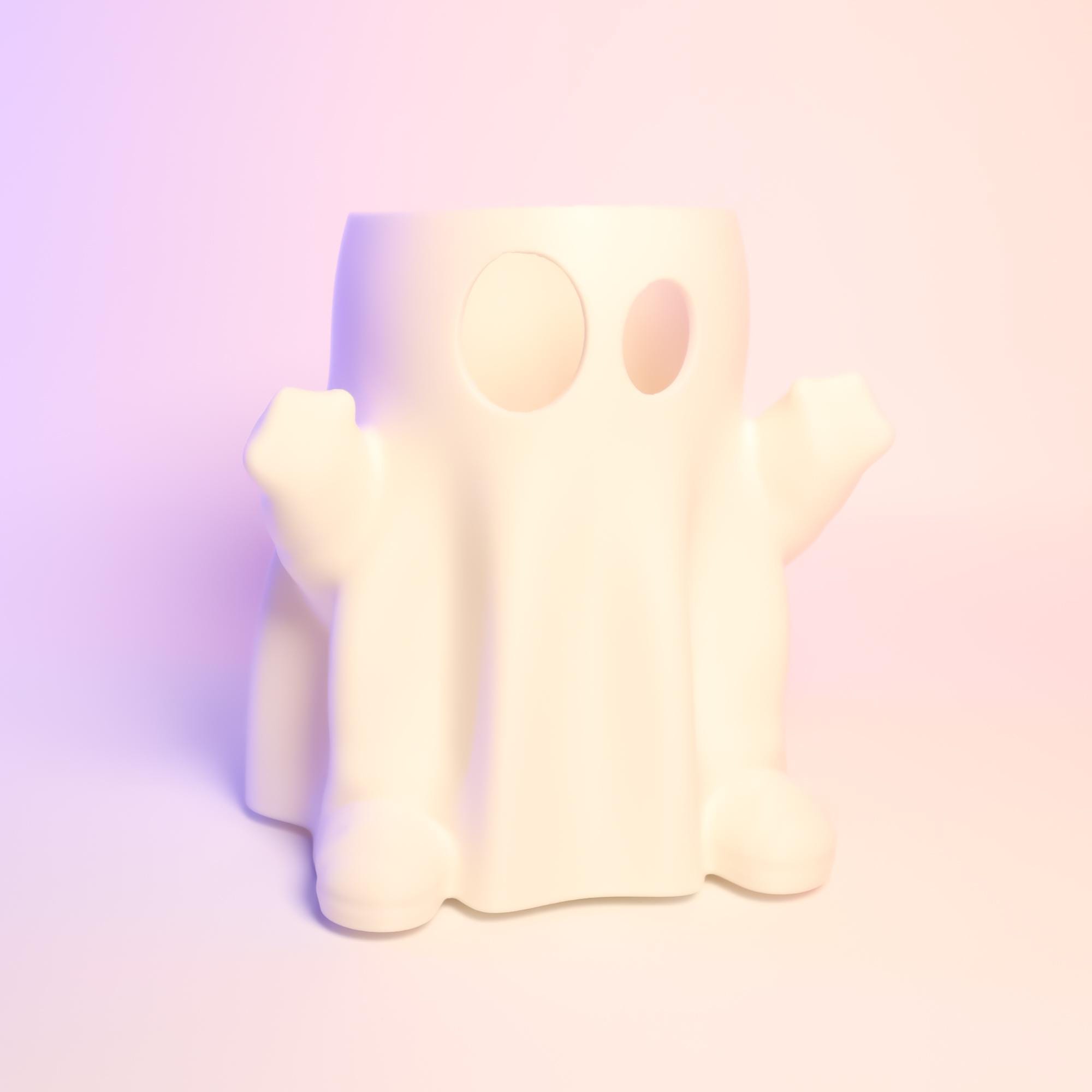 Ghost Container (silly Eyes) - Etsy