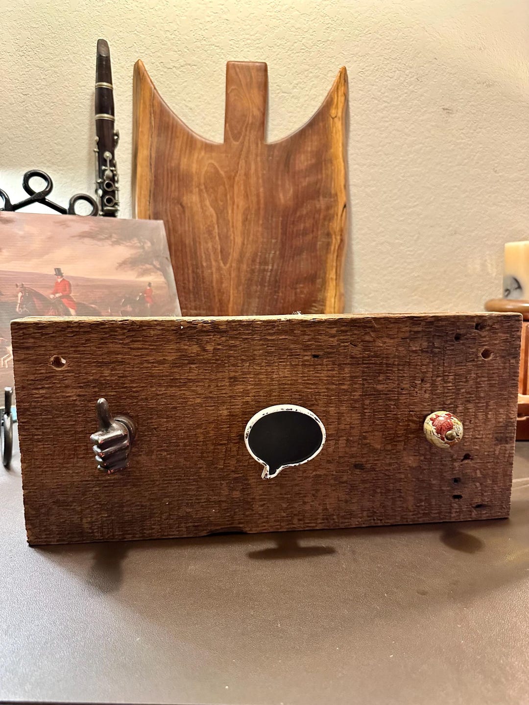 Very Unique Handmade Rustic Coat Hanger - 17” Wide - Etsy