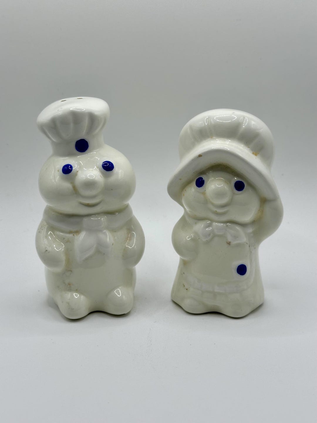 1988 Pillsbury Doughboy and Doughgirl Salt and Pepper Shakers - as Is ...