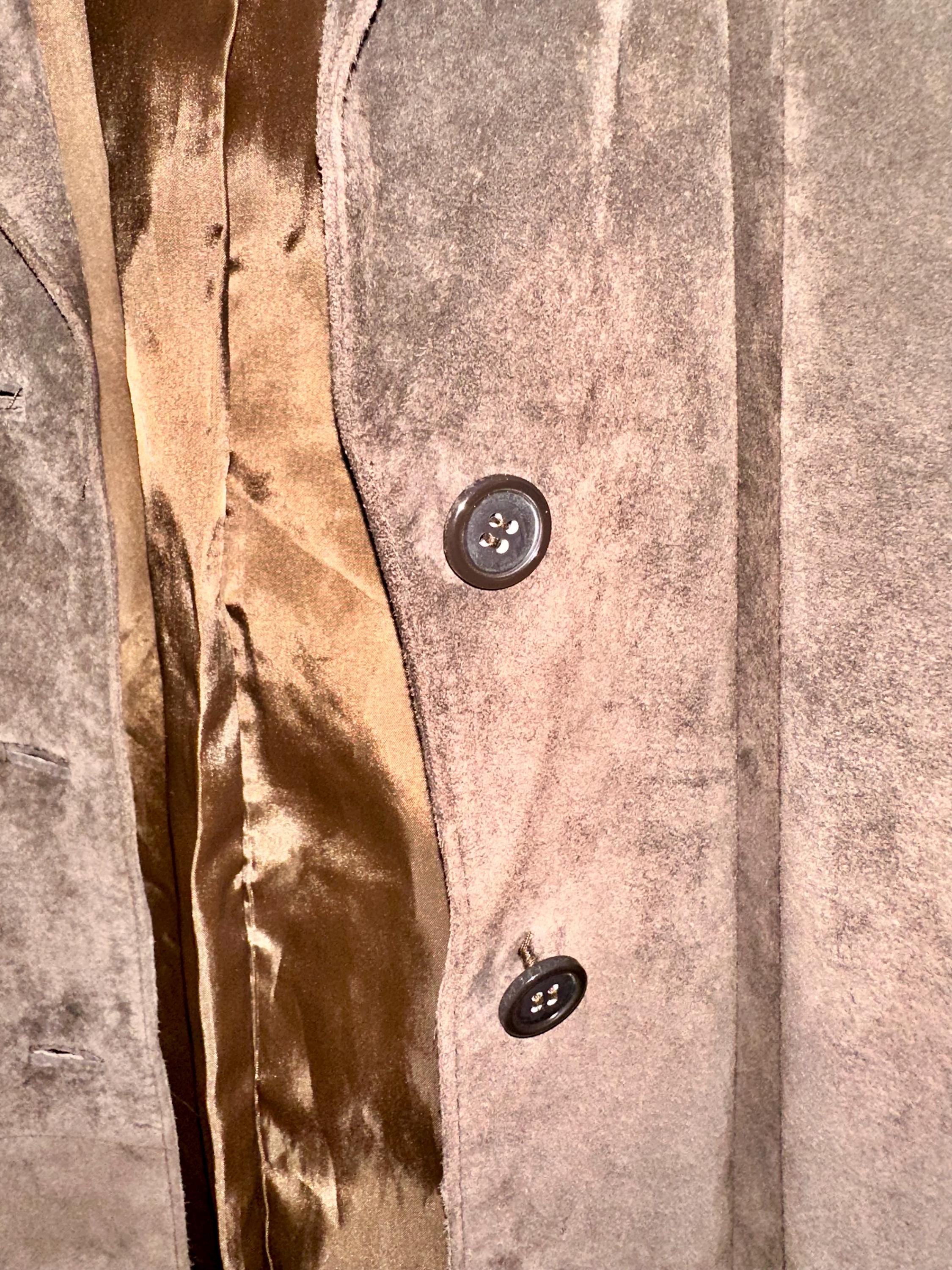 Women's Genuine Suede Leather Long Jacket From Outfit Leather Women's ...