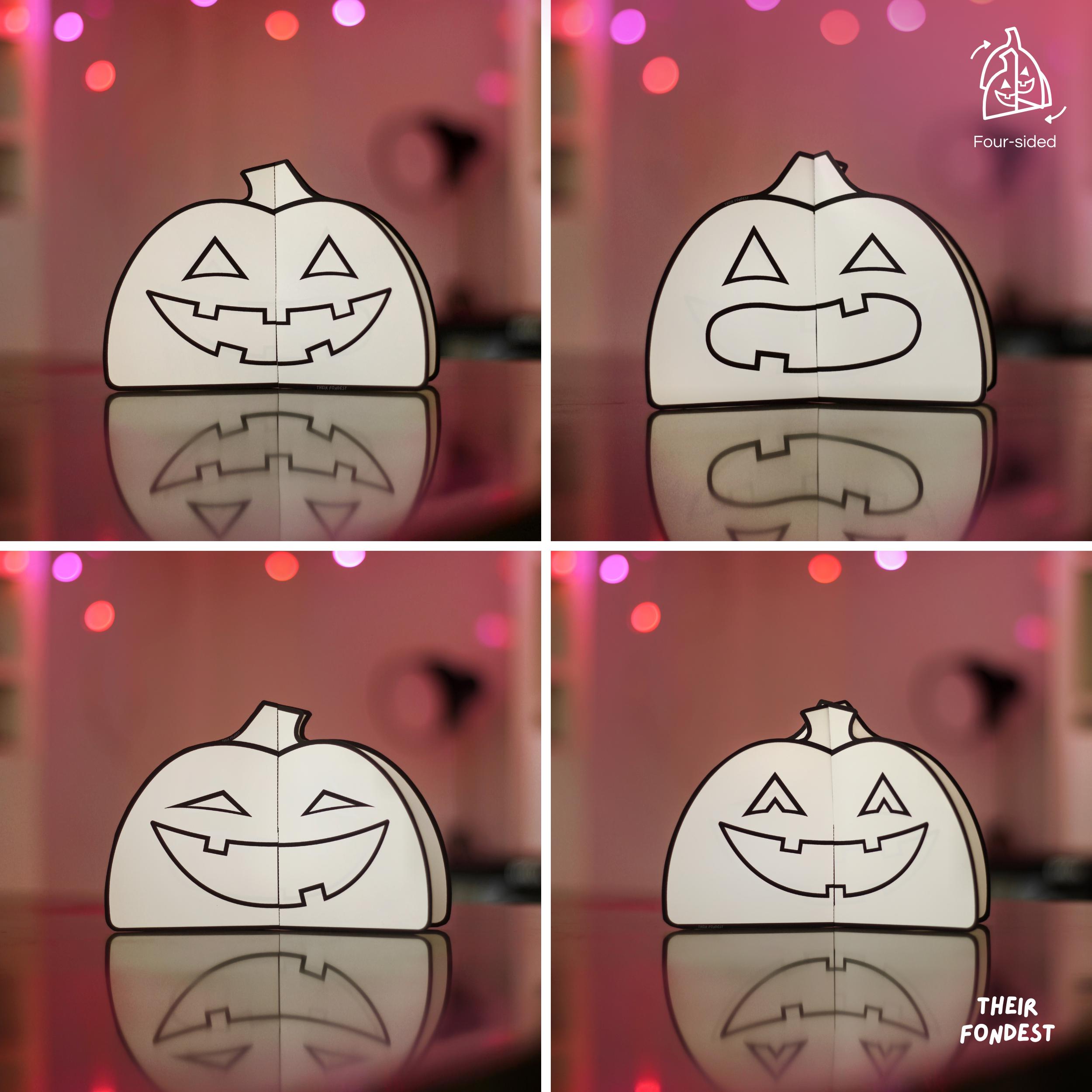 Printable Fall Pumpkin Craft Fall Crafts for Kids, Fall Coloring Page ...