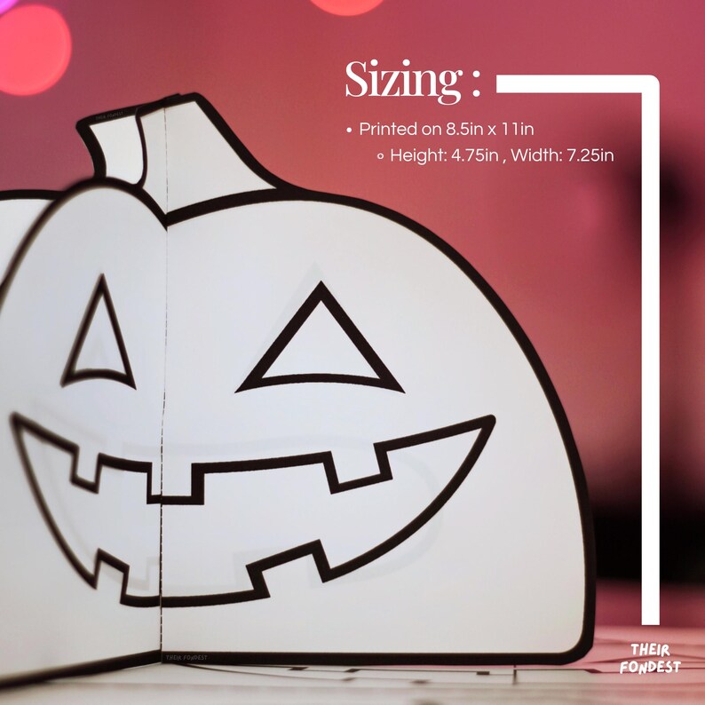 Printable Fall Pumpkin Craft Fall Crafts for Kids, Fall Coloring Page ...