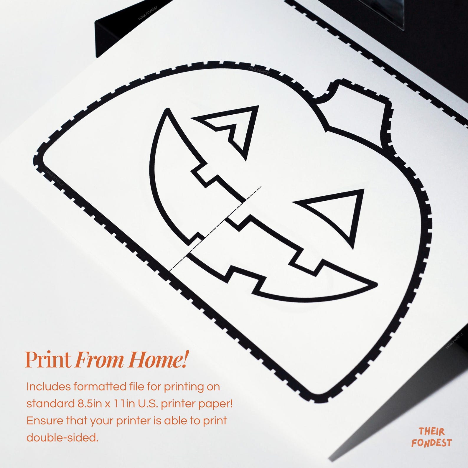 Printable Fall Pumpkin Craft Fall Crafts for Kids, Fall Coloring Page ...