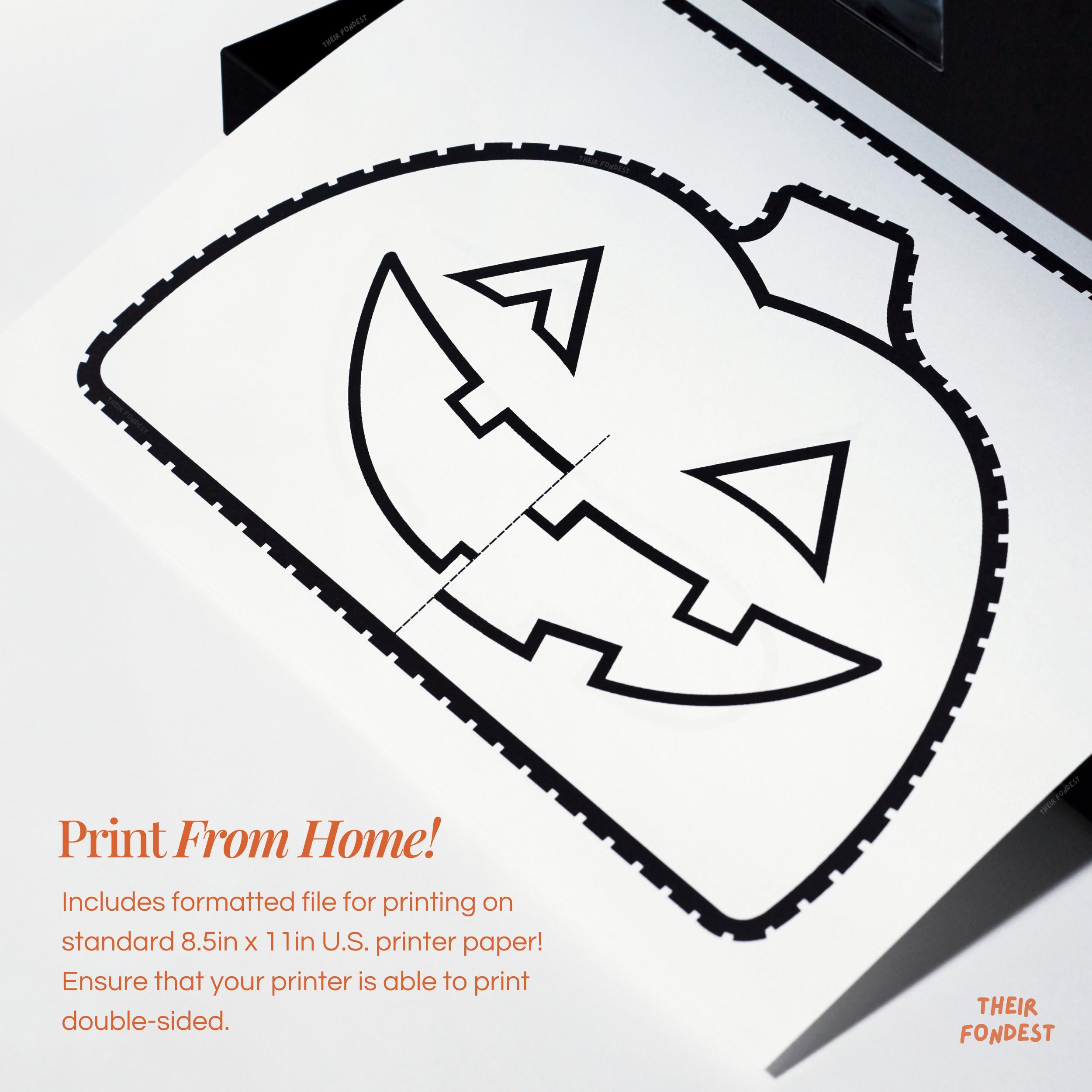 Printable Fall Pumpkin Craft Fall Crafts for Kids, Fall Coloring Page ...