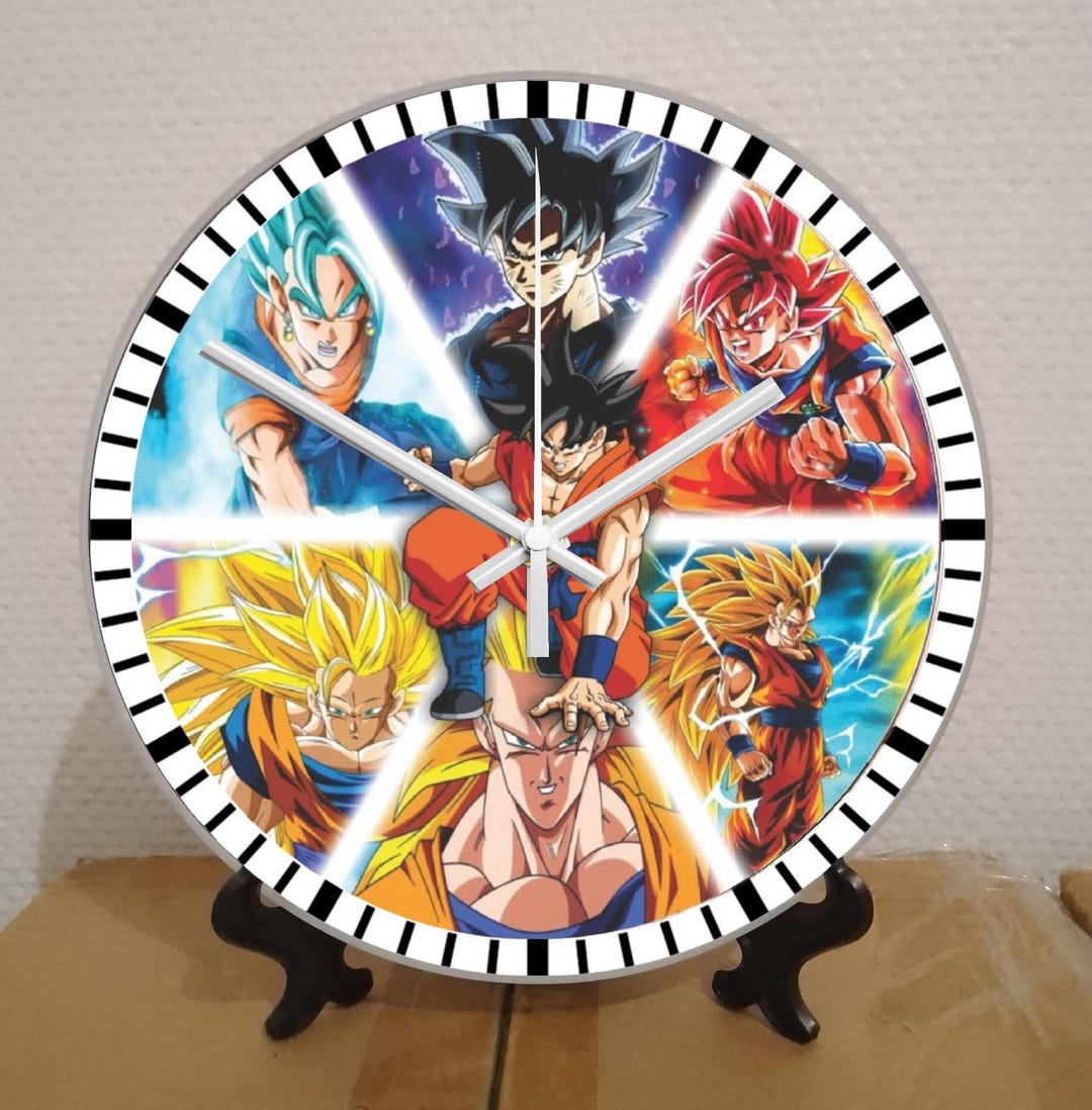Goku Super Saiyan Clock - Etsy