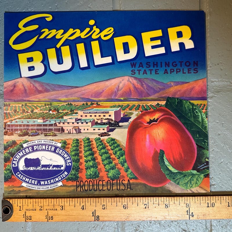 Apple Crate Label - Etsy