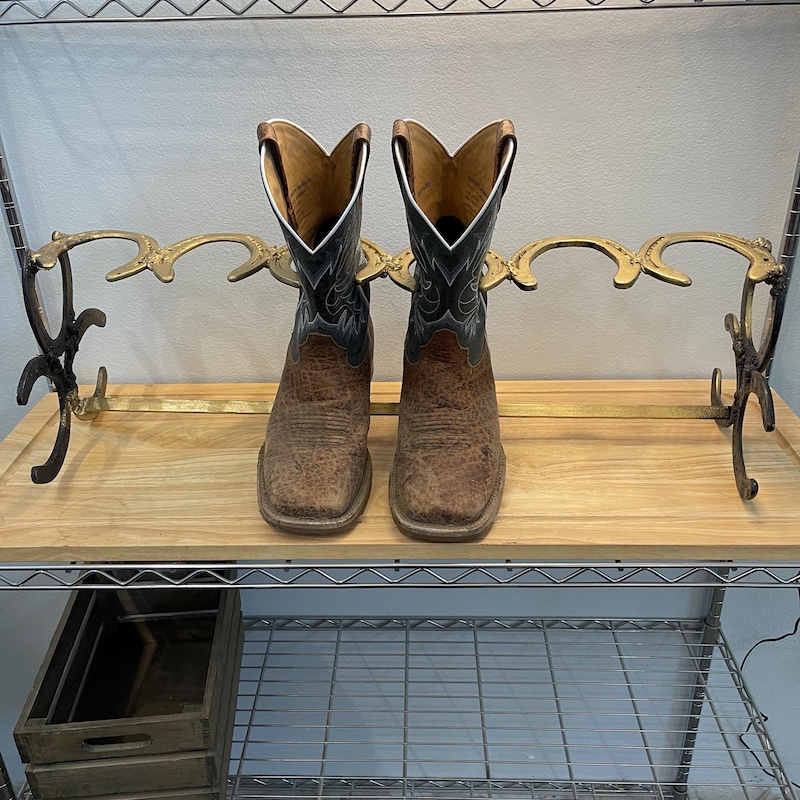 Horseshoe Boot Rack - Etsy