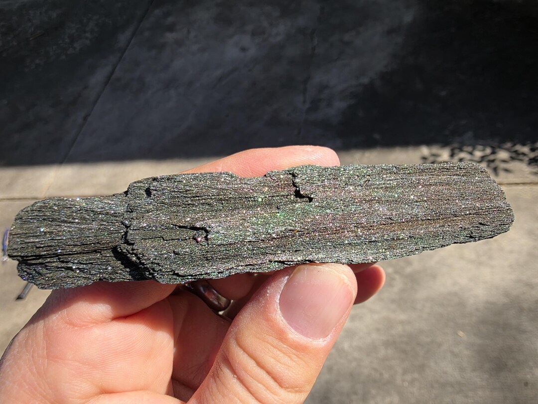 Rare Rainbow Hematite, Rock Currier Find, Brazil 1992 - Etsy