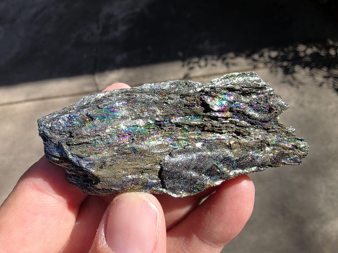 Rock Currier Rainbow Hematite, 1992 Andrade Mine Find - Brazil - Etsy