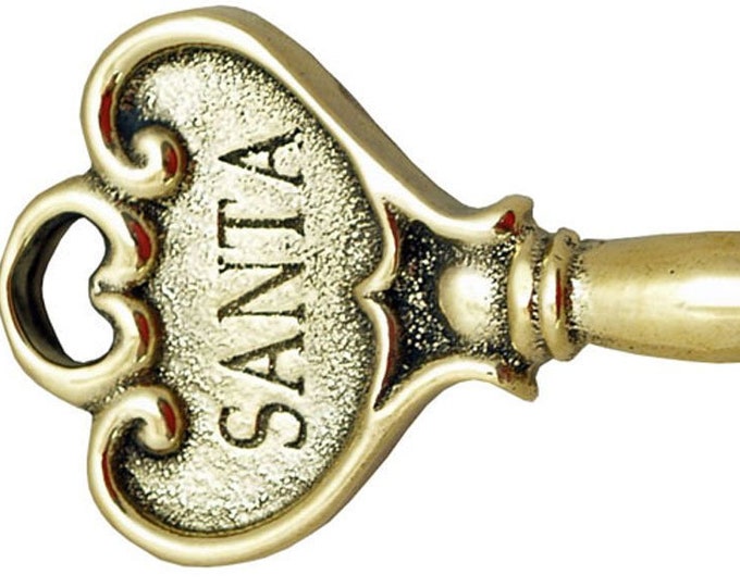 Santa's Magic Key Father Christmas Eve Personalized Key Santa Suit ...