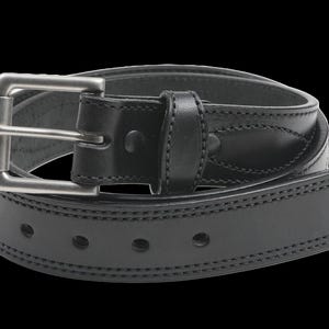 Figure 8 Stitched Leather Work Belt 1 1/2'' up to 70'' Waist, Black ...