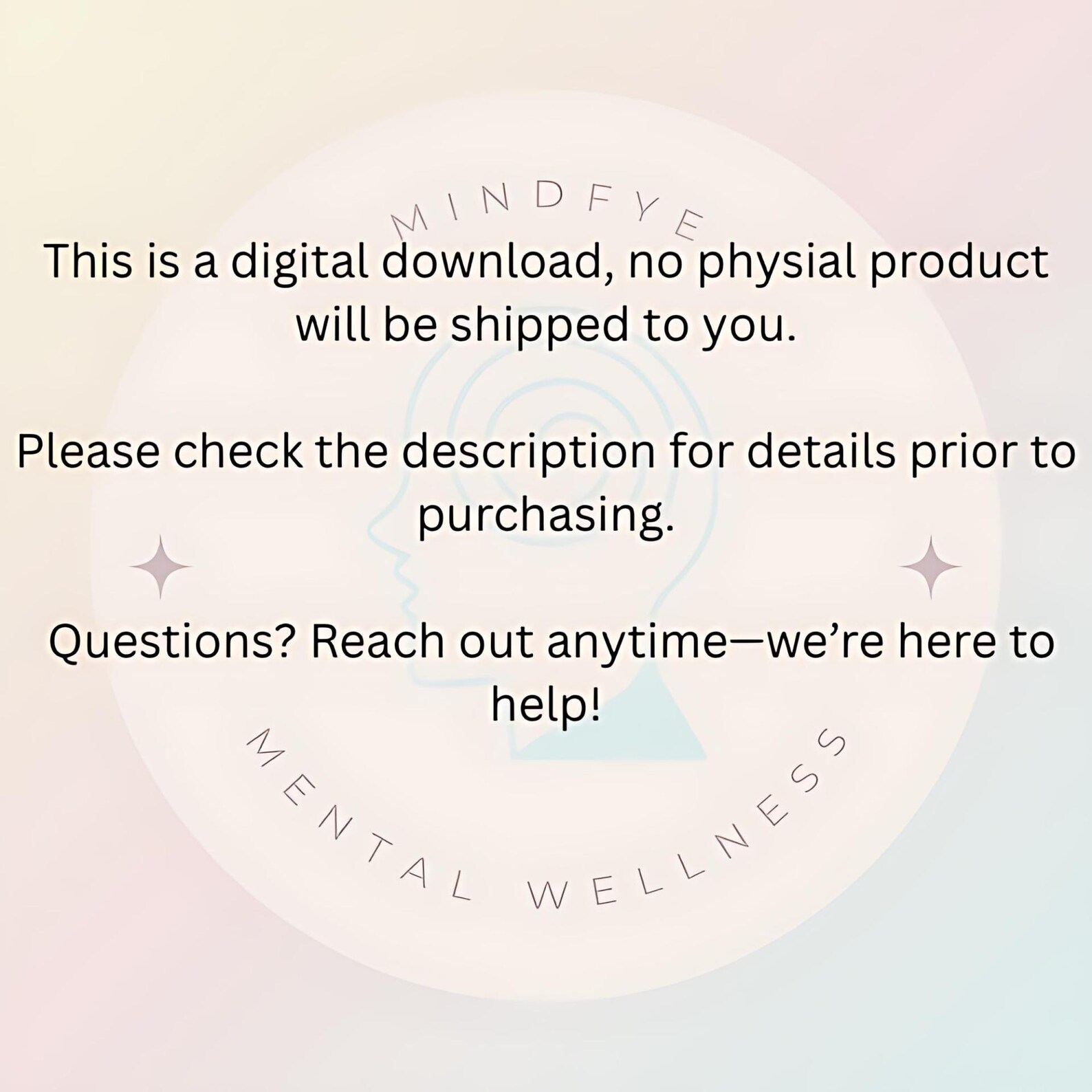 Mindful Printable Wall Art, Mental Health Self Care Quote, PNG ...