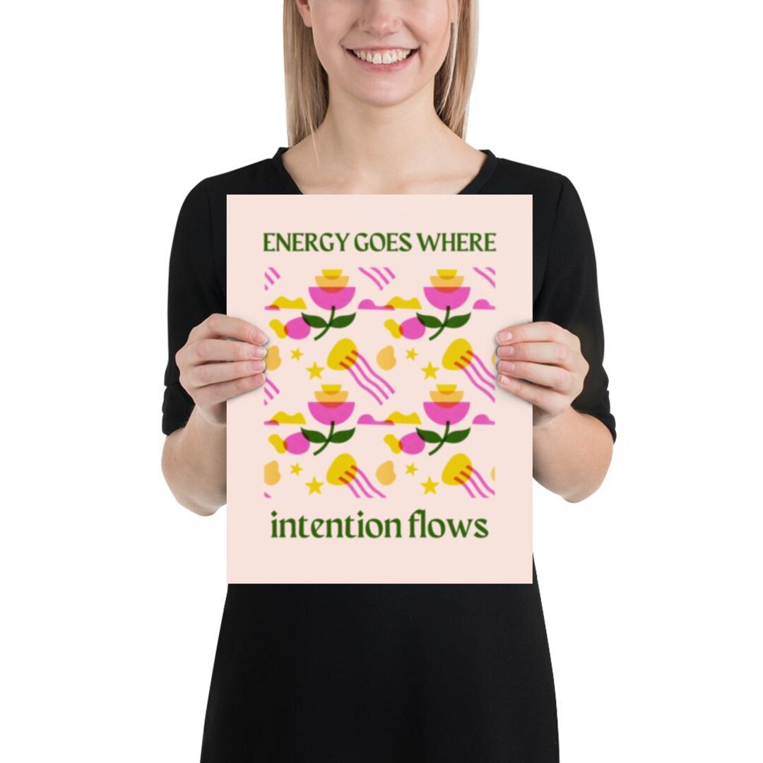Affirmation & Motivational Wall Art Poster, Inspirational Quote Print ...