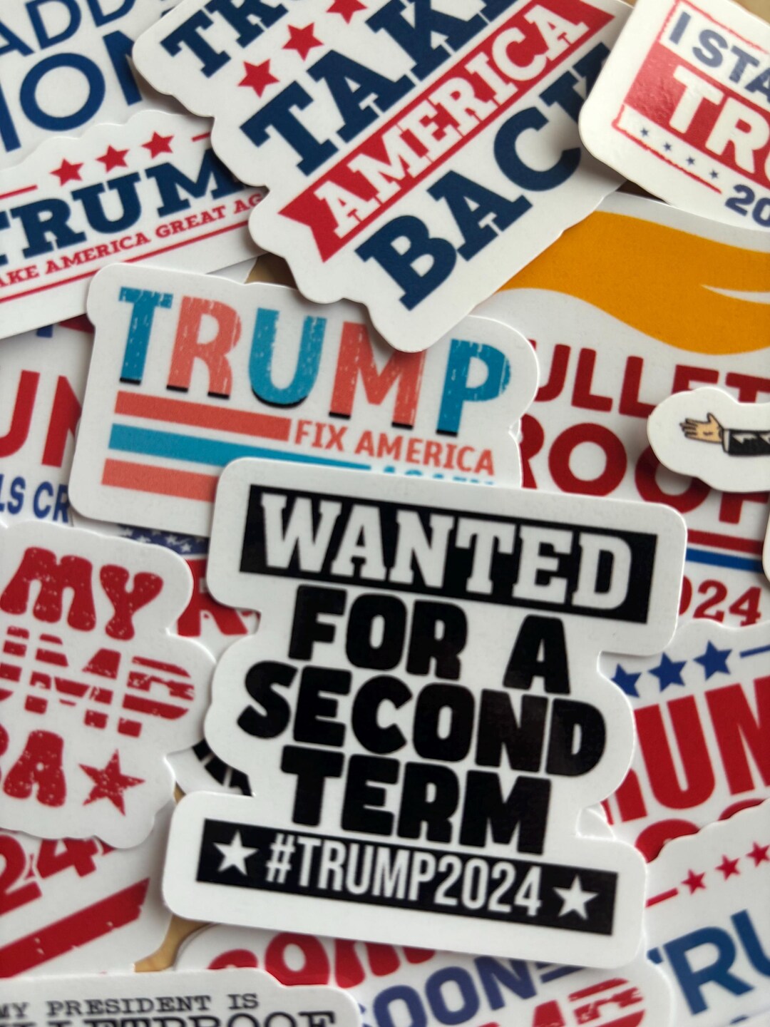 Trump 2024 Vinyl Sticker Grab Bag Funny President Stickers Sticker Pack ...