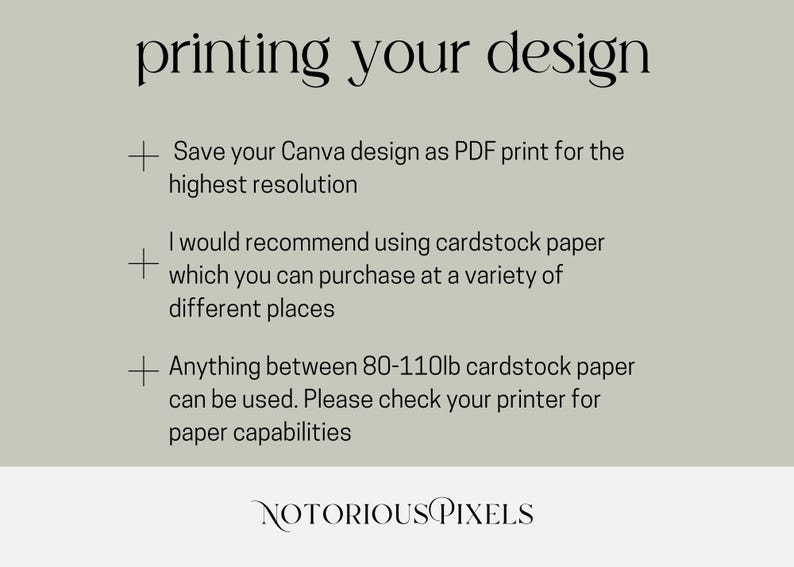 Guest Check Thank You Card Template: Printable Business Insert (canva ...