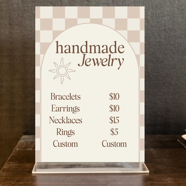 Vendor Signage - Etsy