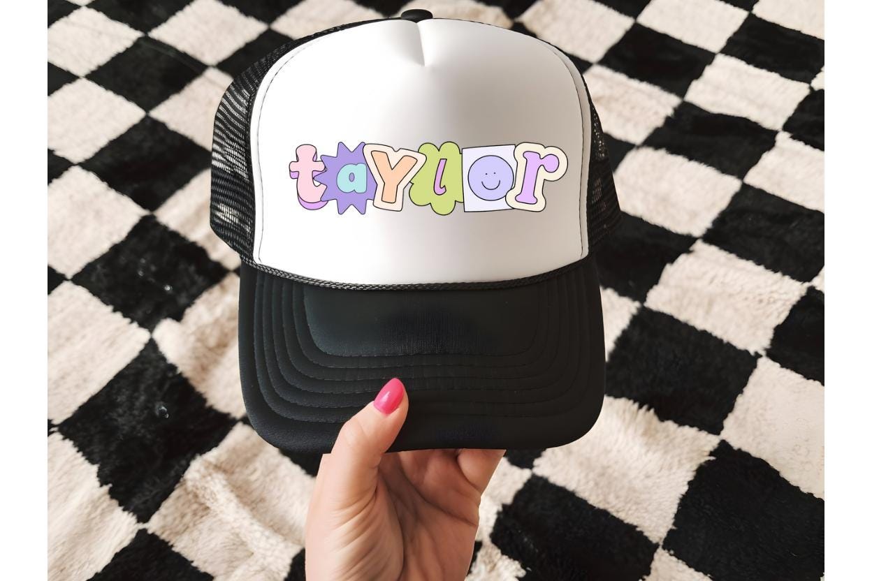 Retro Pastel Alphabet Set: PNG, SVG Letters for Sublimation, Clipart, T ...