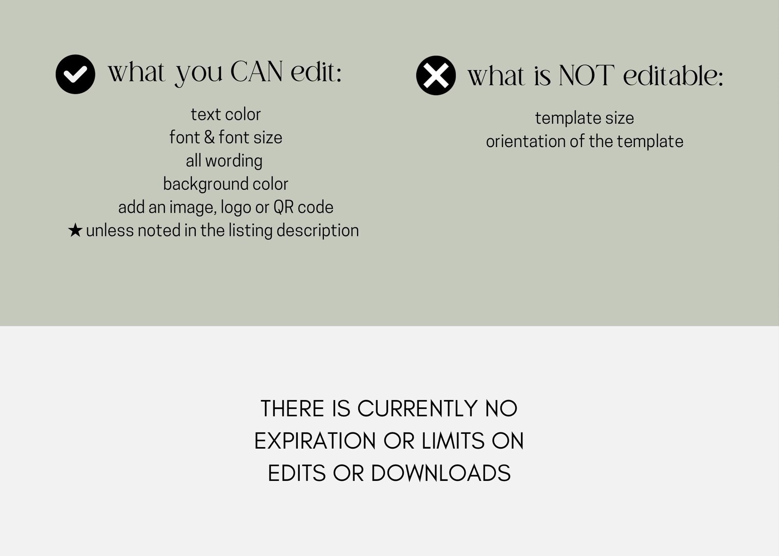 Editable Crotchet Care Card Template | Instant Digital Download ...