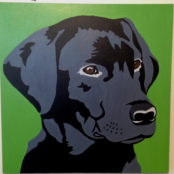 Black Lab Art - Etsy